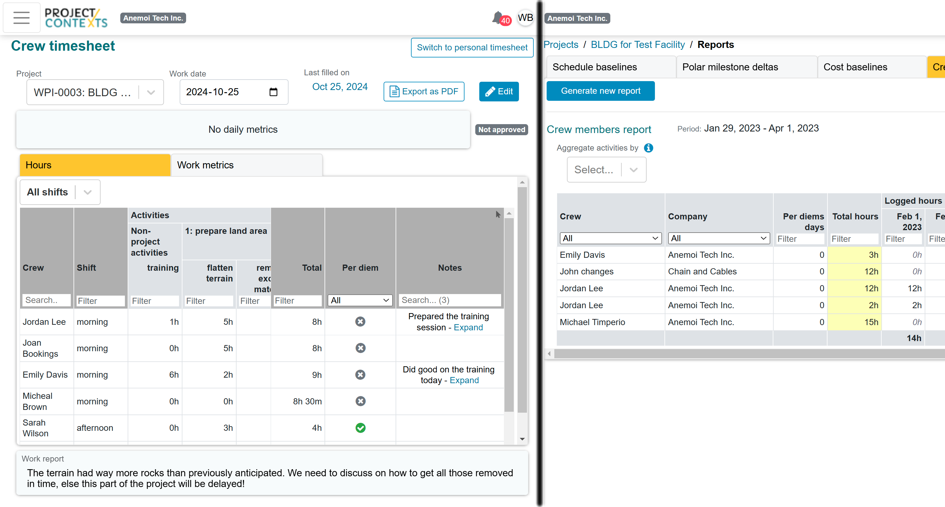 ProjectContexts - Professional Project Management Solution